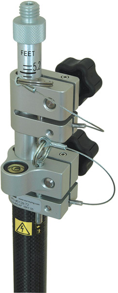 SECO Carbon Fiber Two-Section Prism Pole - Keystone Precision Solutions